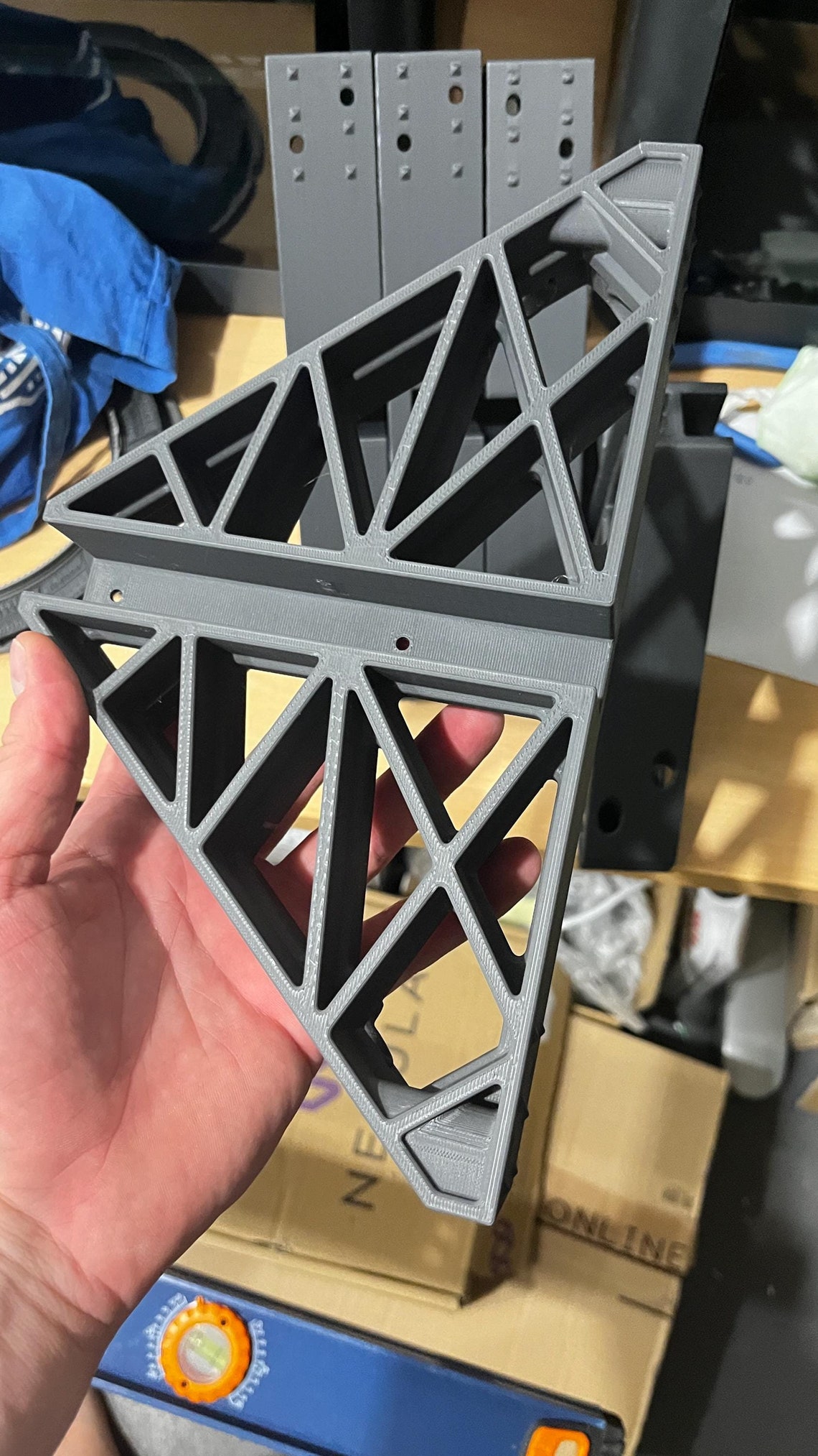 Shelf Bracket Loft Bookshelf DIY STL File Easy 3D Printing and ...