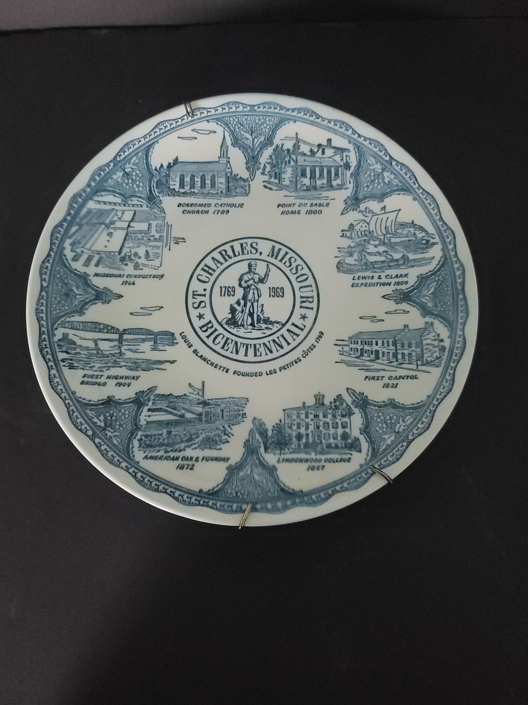 1969 St Charles Missouri Plate Kettlesprings Kilns - Etsy