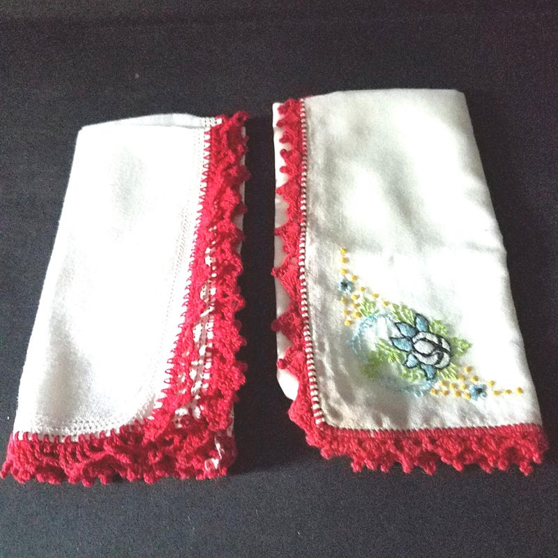 Tatted Edge Hankies - Etsy