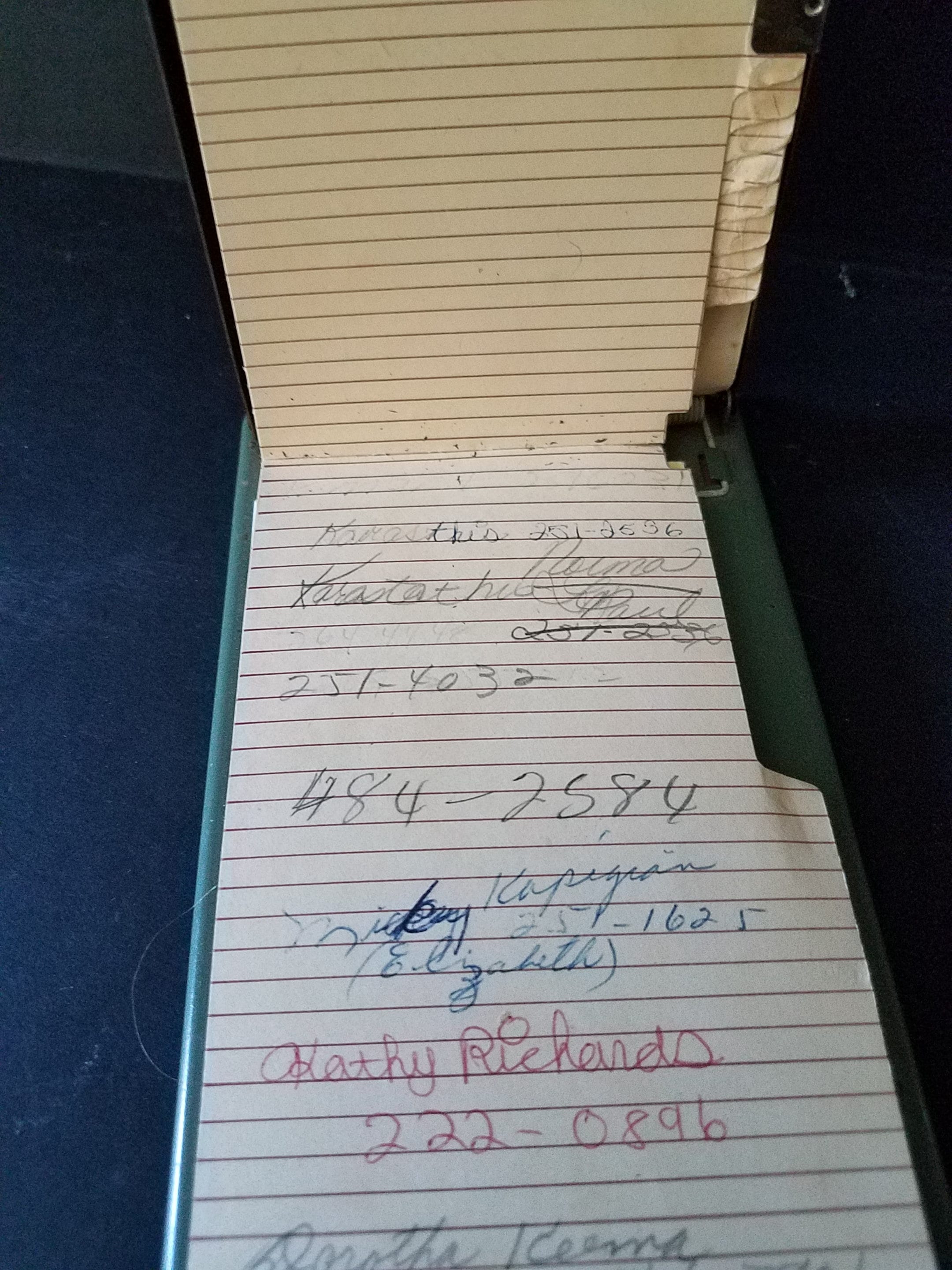 Bates Secretary Model G Phone Book