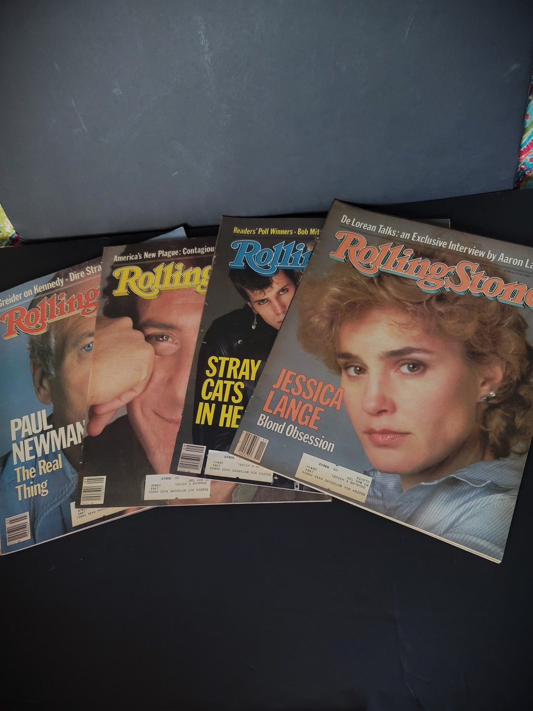4 Rolling Stone Magazines 1983 - Etsy