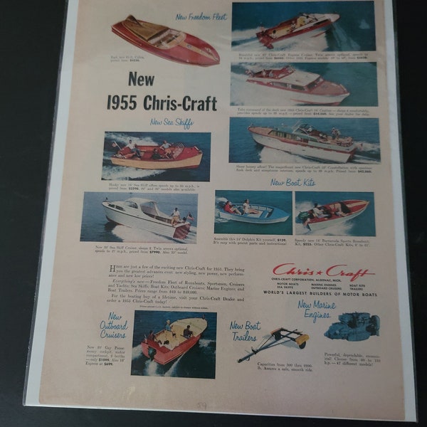 Chris Craft - Etsy