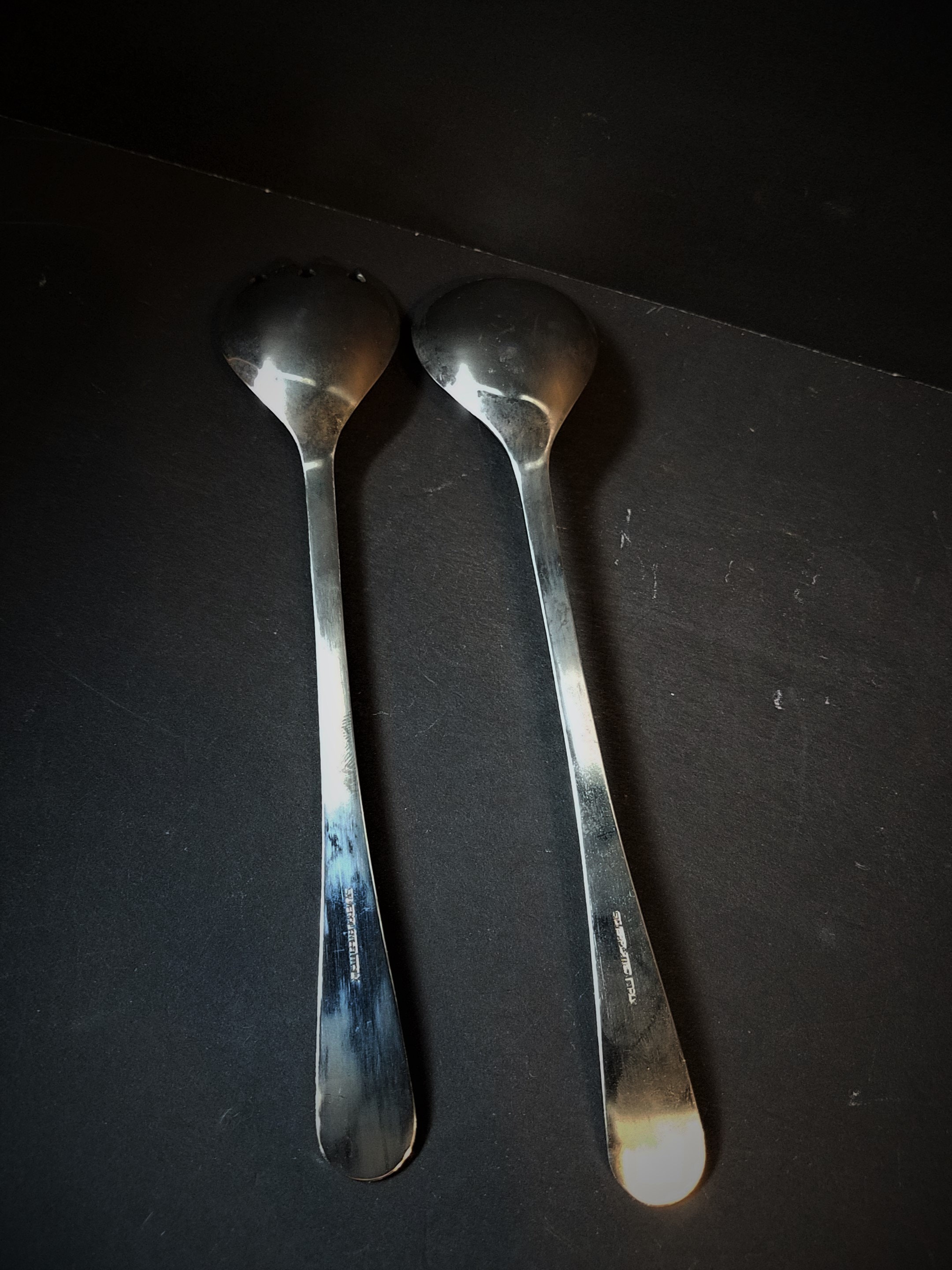 Italian Silverplate Salad Serving Forks