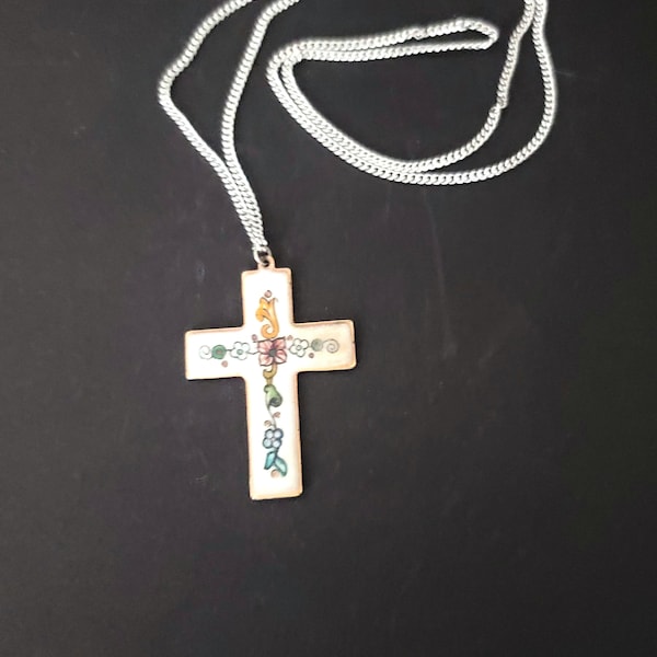 Enamel Cross - Etsy