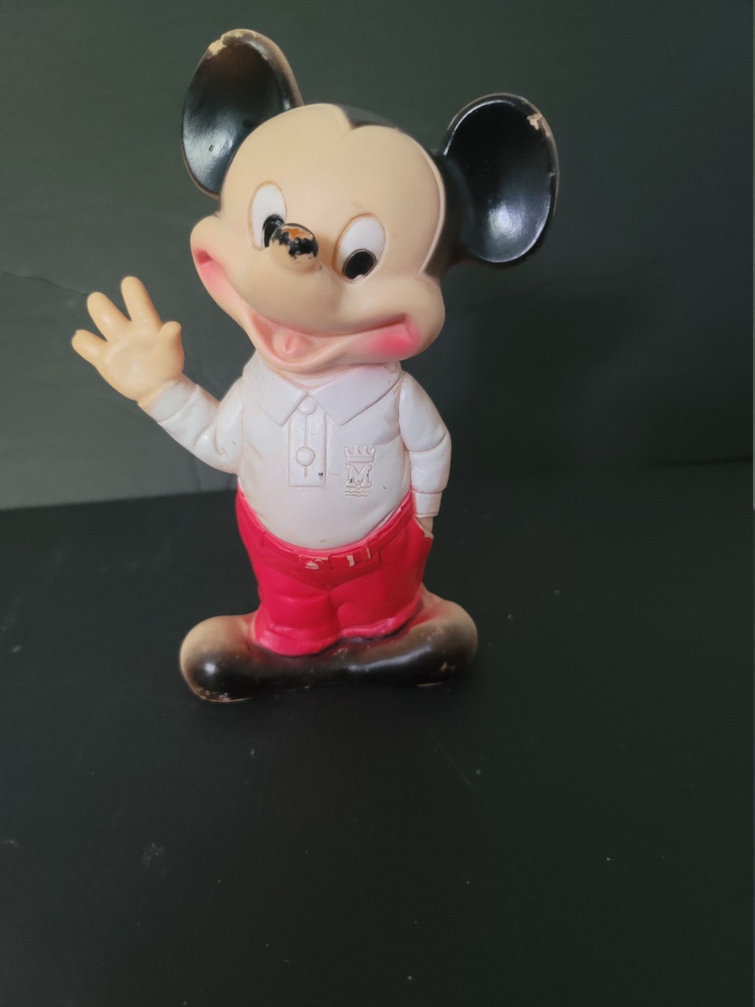 Vintage Mickey Mouse Squeek Toy - Etsy