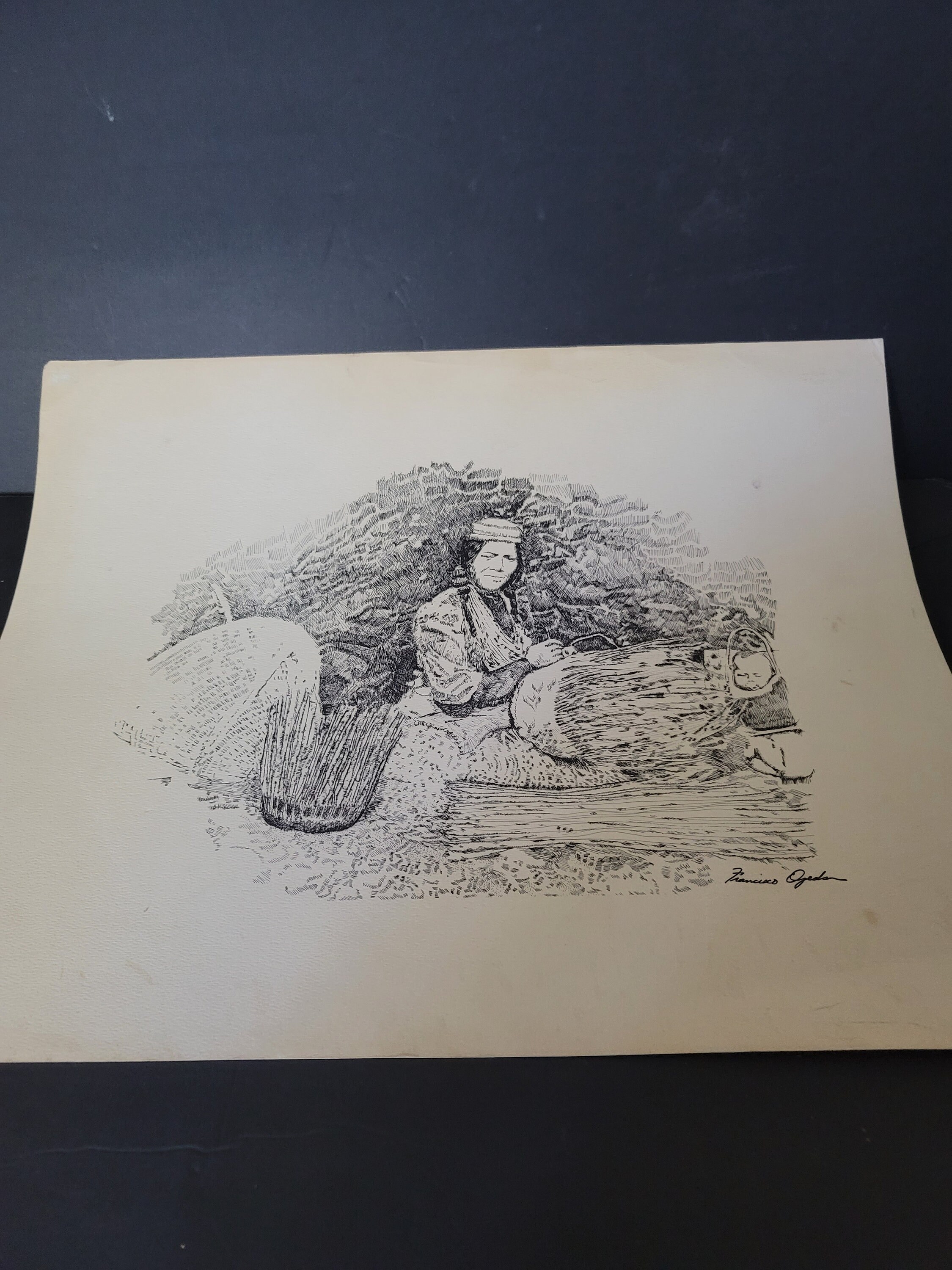 Signed Litho by Francisco Ojeda circa 1930