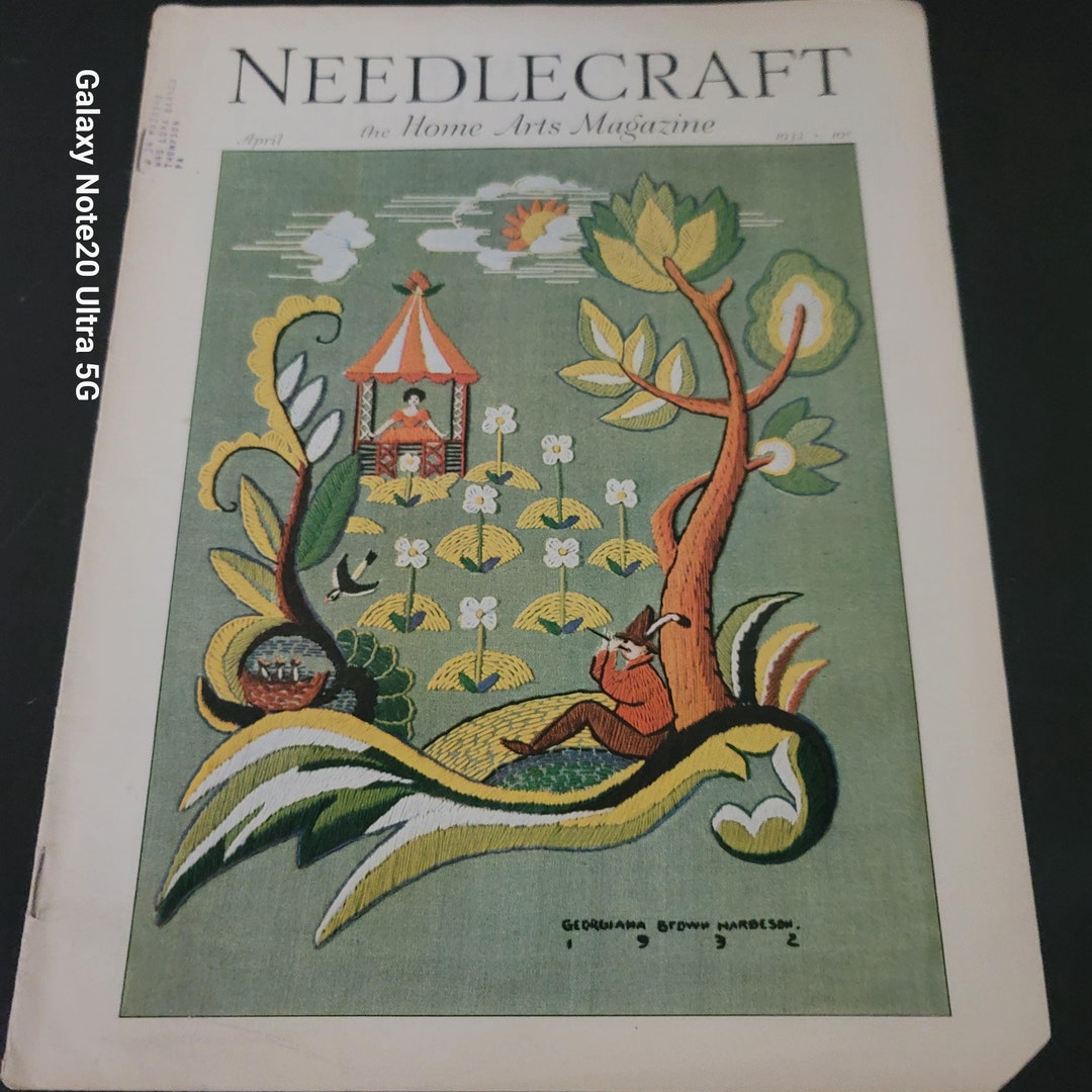 Needlecraft Magazine August 1932 - Etsy