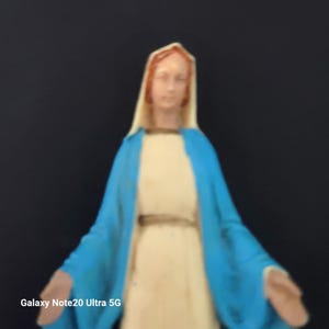 PLM Italy Mother Mary Small Celluloid Statue - Etsy