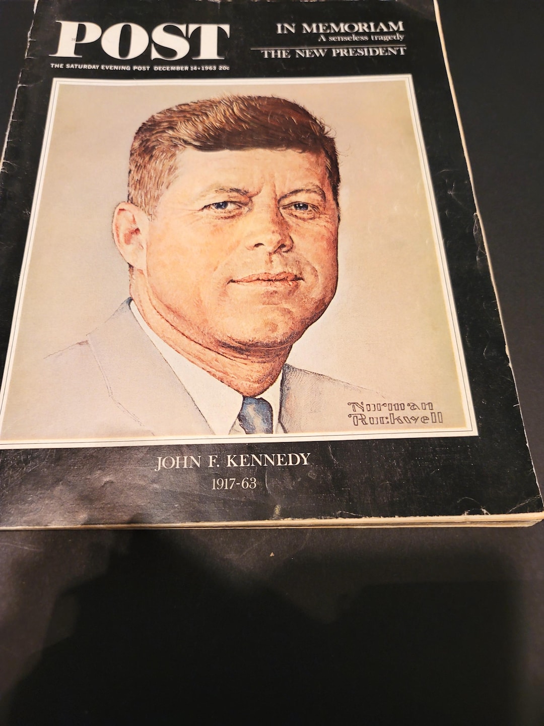Saturday Evening Post Dec. 1963 in Memoriam - Etsy