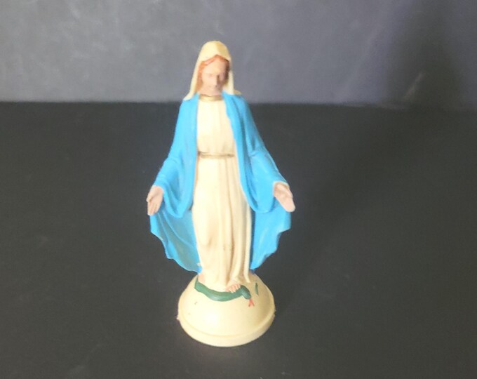 PLM Italy Mother Mary Small Celluloid Statue - Etsy