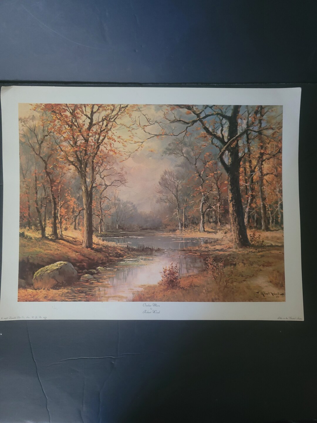 Numbered Robert Wood Lithograph 1956 - Etsy