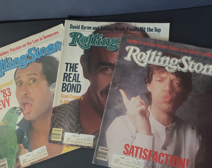 1983 Vintage Rolling Stone Magazines Set of 3 - Etsy