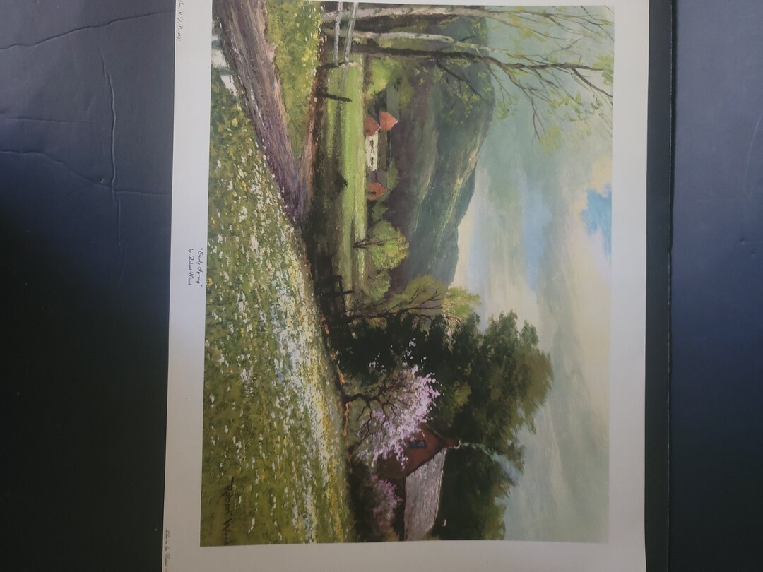 Numbered Robert Wood Lithograph - Etsy