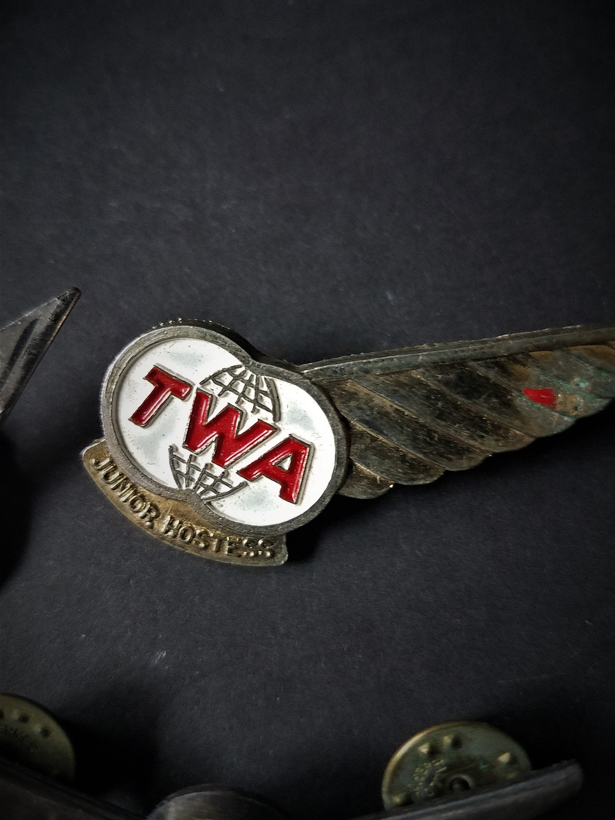 Vintage TWA & Railroad Pins