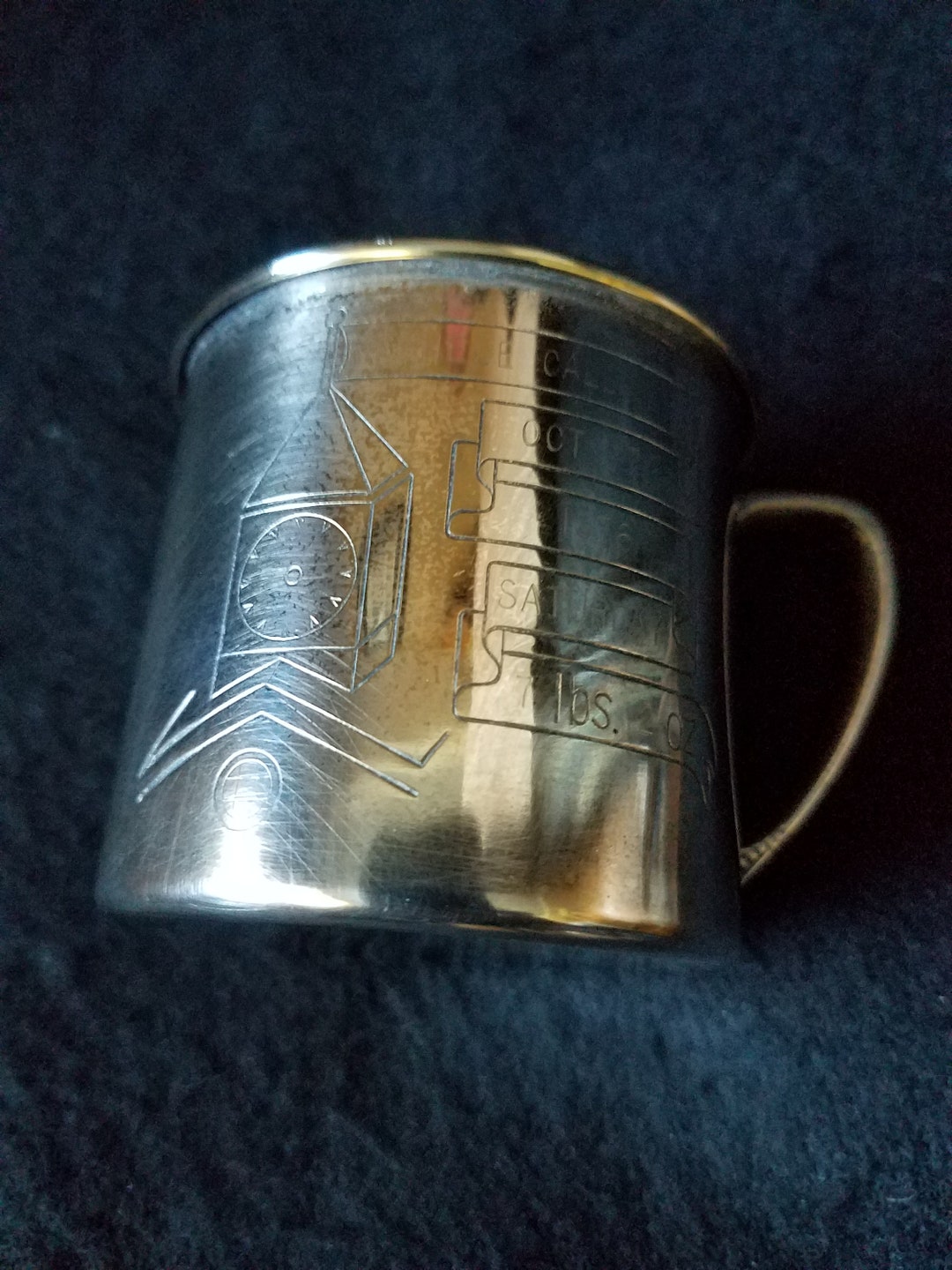 Oneida Silver Baby Cup 1970s - Etsy