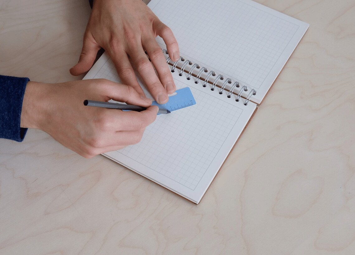 CLIPMATIC Multi-function Ruler Ruler, Compass, or Bookmark for Spiral ...