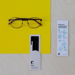 Clipmatic Multi Function Ruler Ruler Compass Or Bookmark For Spiral