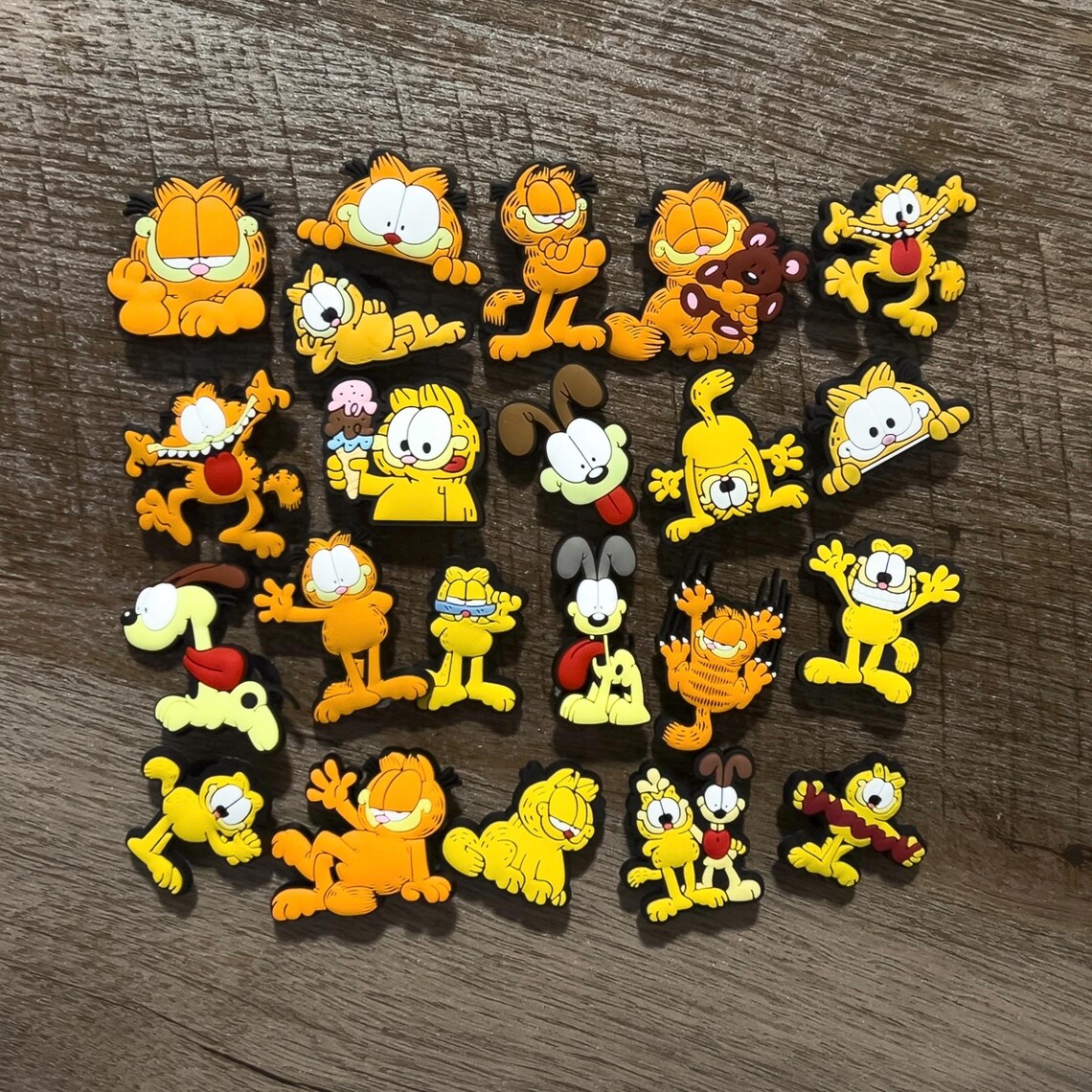 Orange Tabby Cat Persian Cat Clog Charms - Funny Lazy Gar Shoe Charms ...