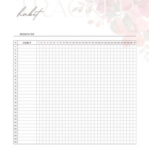 Bright Floral Printable Planner - Instant Download - Etsy