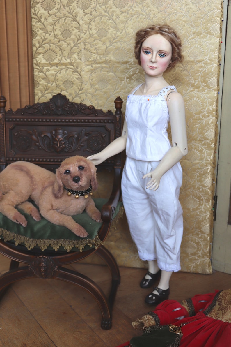 ARTEMISIA Wooden Handcarved Renaissance Doll "margaretha" ANNO 1520 ...