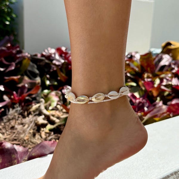 Shell Anklet - Etsy
