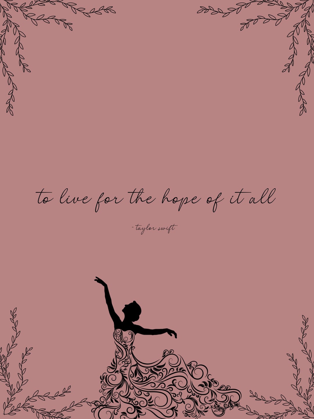 Taylor Swift Poster - Etsy