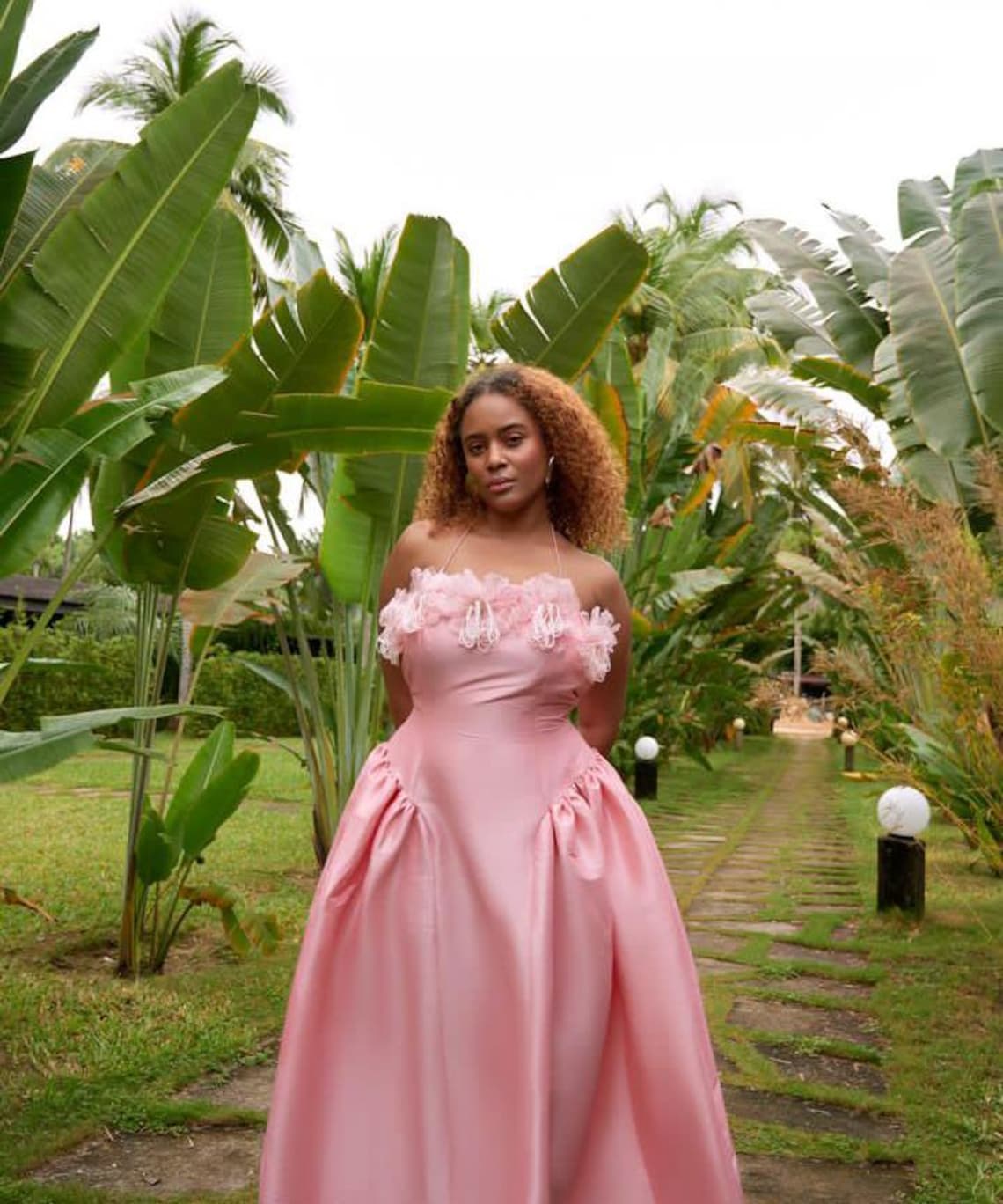 Mikado Silk Flare Dress With Side Gathers, Mikado Flared Dress ...