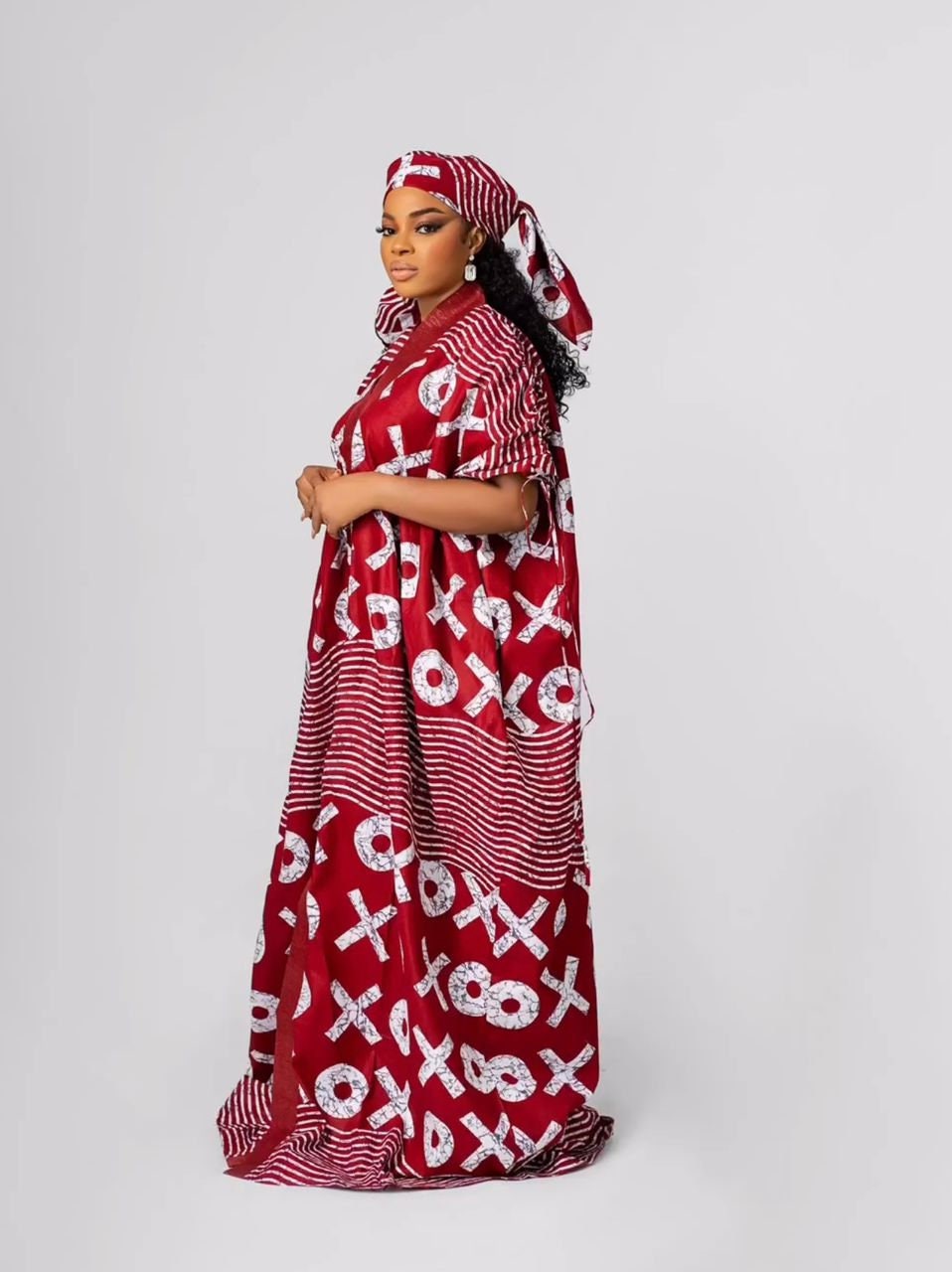 Adire Kaftan Bubu Maxi Dress, Ankara Bubu Dress, Long Bubu Gown, Adire ...