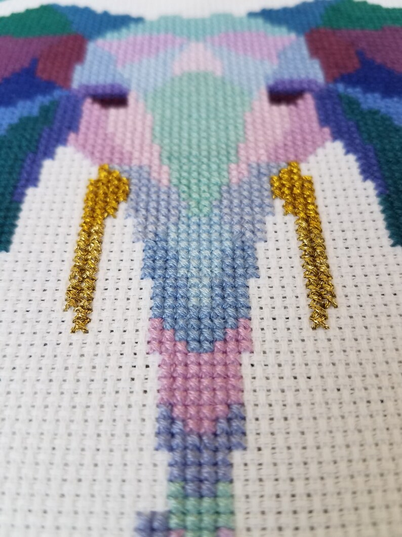 Geometric Cross Stitch Cross Stitch Hoop Pattern Modern - Etsy