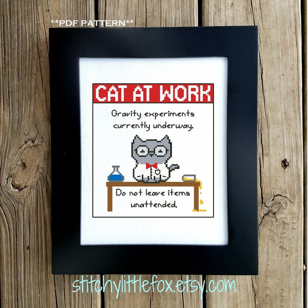 Science Cross Stitch - Etsy