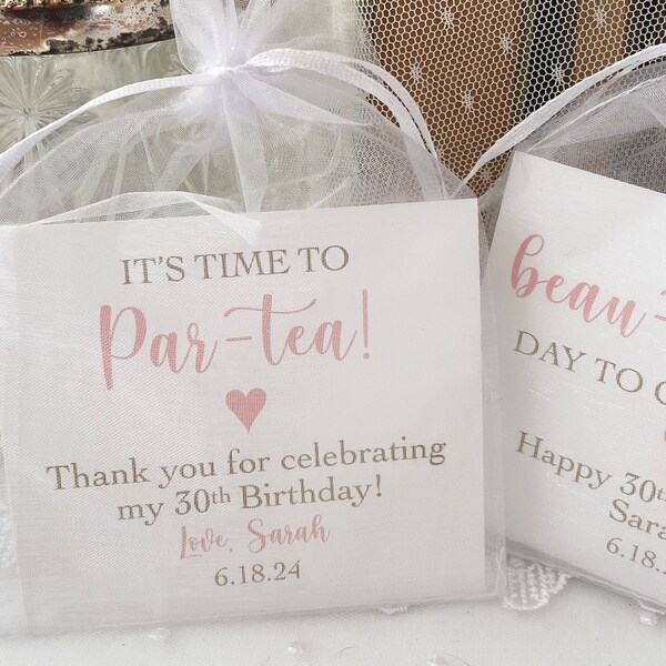 Tea Time Tea Bags - Etsy