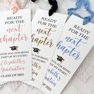 Personalized Graduation Bookmark Favors, Graduation Bookmarks, Next ...