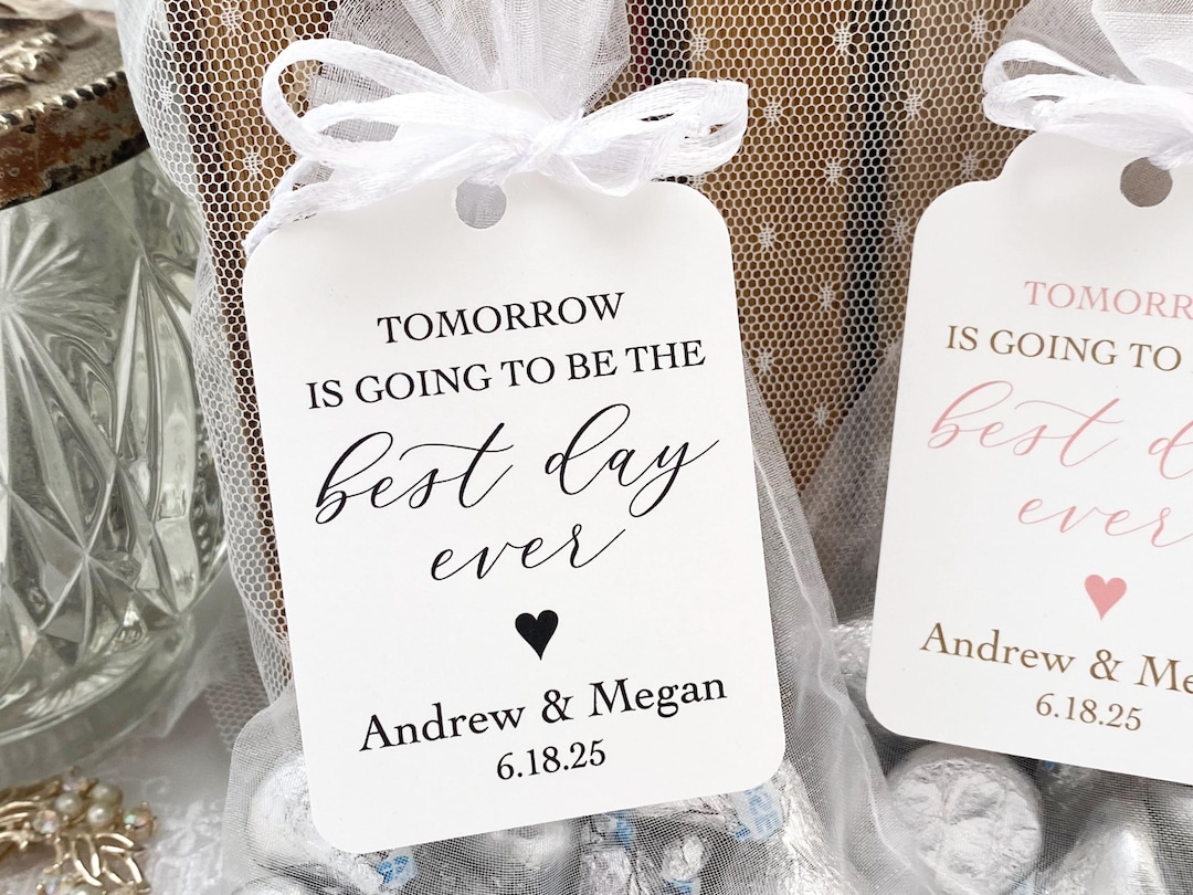 Rehearsal Dinner Favor Bags, Wedding Rehearsal Dinner Favors for Guests ...