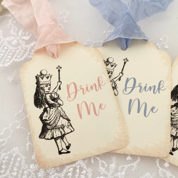 Drink Me Tags - Etsy