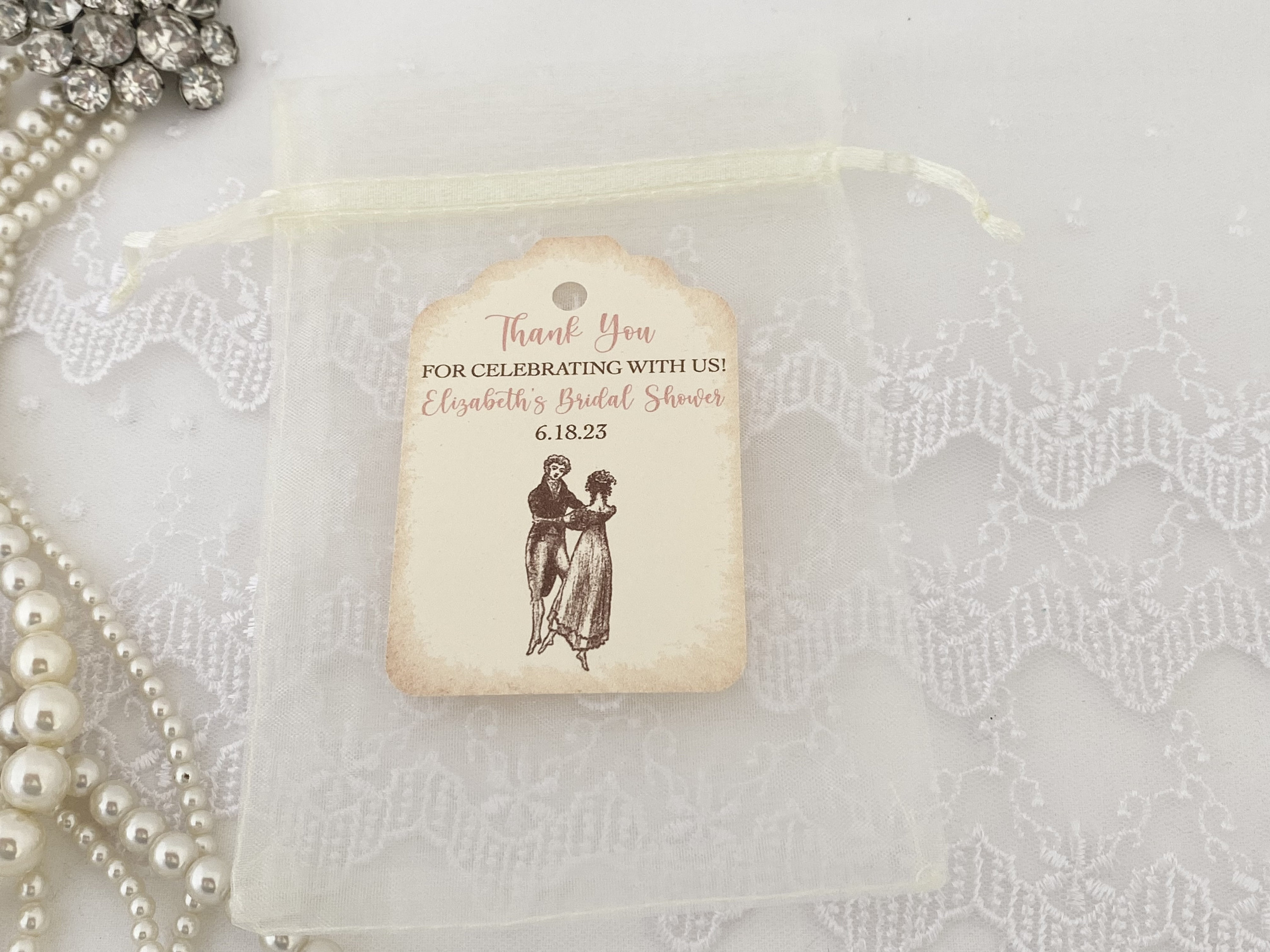 Pride and Prejudice Favor Bags Jane Austen Favor Bags Jane - Etsy