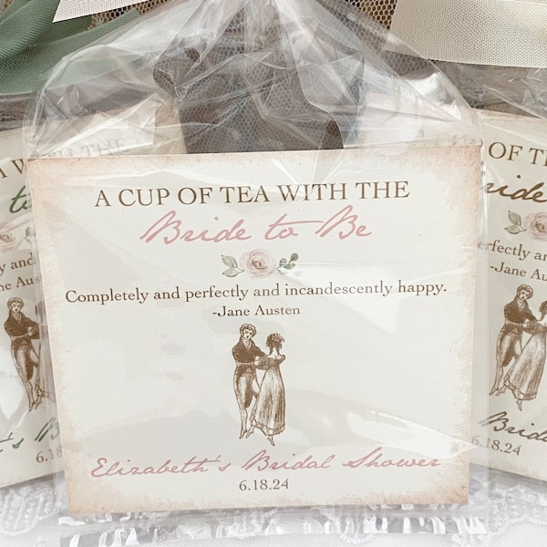 Tea Party Invitation Pride and Prejudice - Etsy