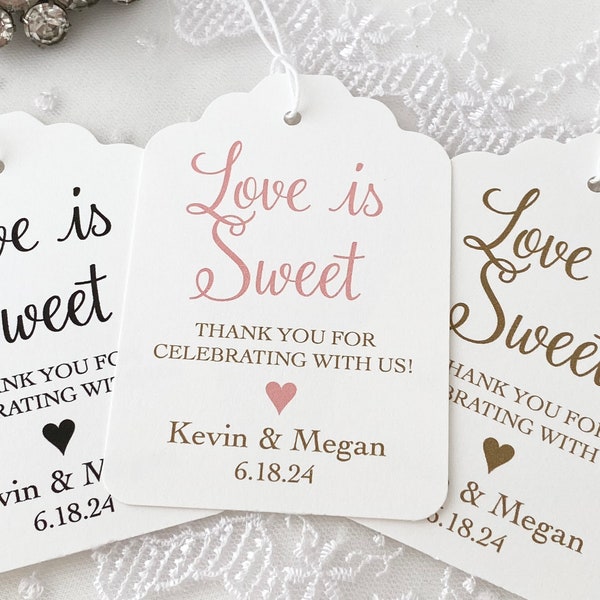 Love is Sweet Labels - Etsy