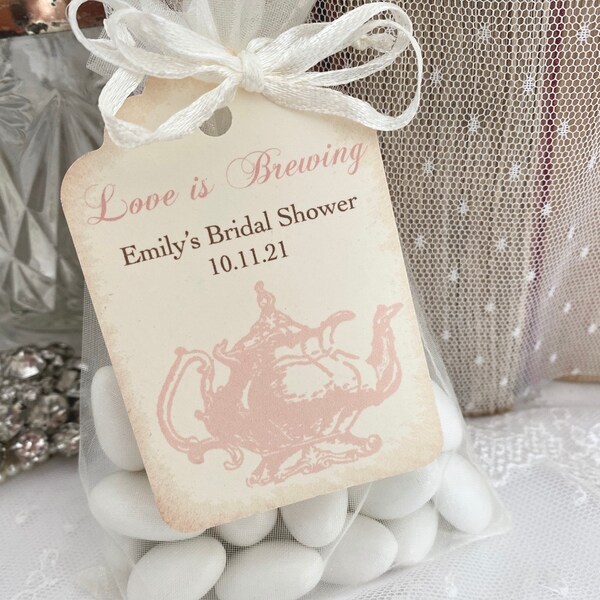Tea Sachet Favor - Etsy