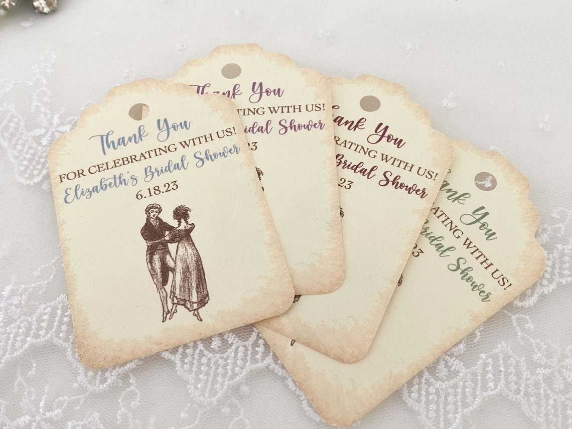 Pride and Prejudice Favor Bags Jane Austen Favor Bags Jane - Etsy