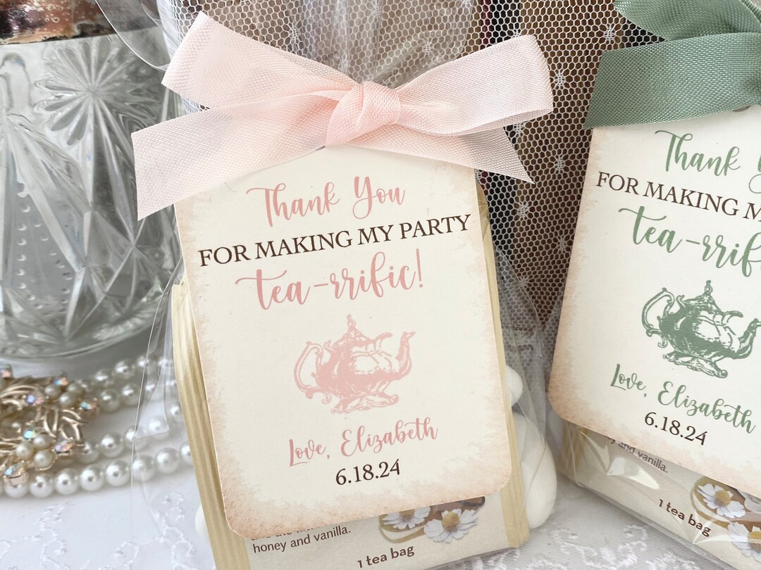 Thank You for Making My Tea Party Tea-rrific Tea Party Thank - Etsy