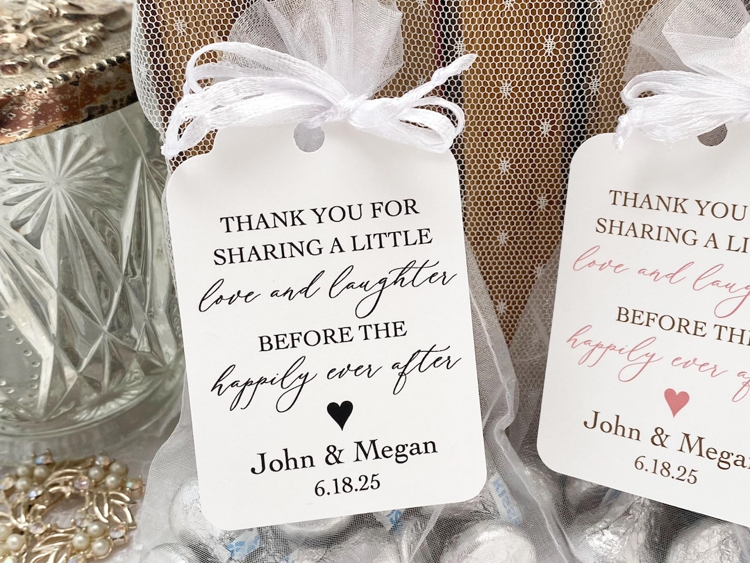 Rehearsal Dinner Favor Bags, Wedding Rehearsal Dinner Favor for Guests ...