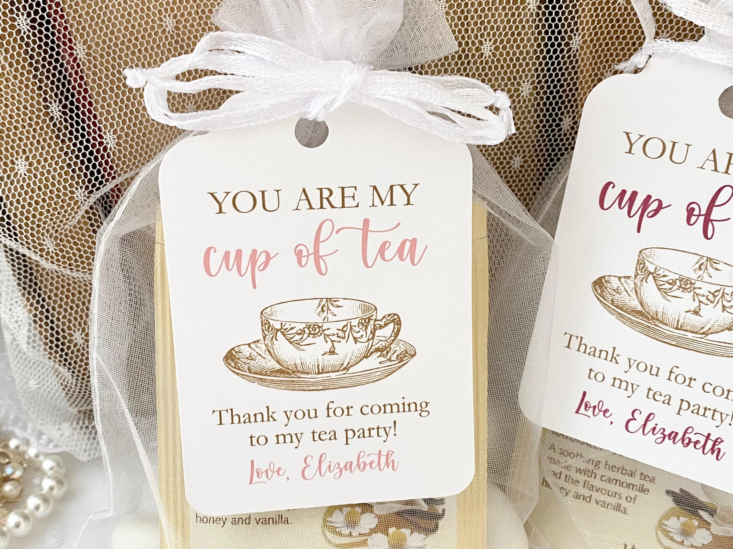 Tea Cup Favor Bags: Bridal Shower Tea Party Favors - Etsy