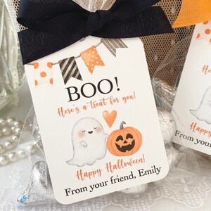 Boo Halloween Favor Candy Treat Bags for Kids School Classroom, Trick ...
