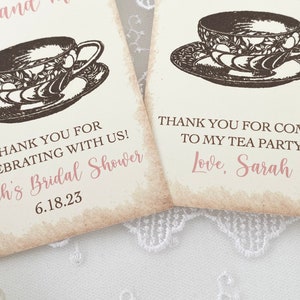 Friendship Tea Party Favors Bookmarks Tea Cup Bookmark - Etsy
