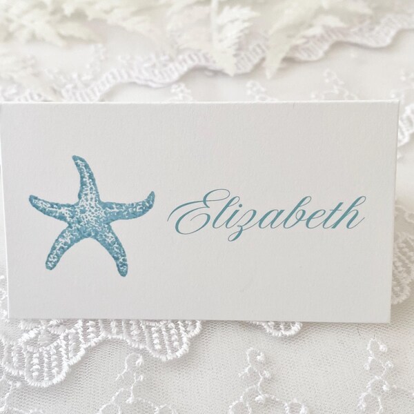 Sea Shell Place Card - Etsy
