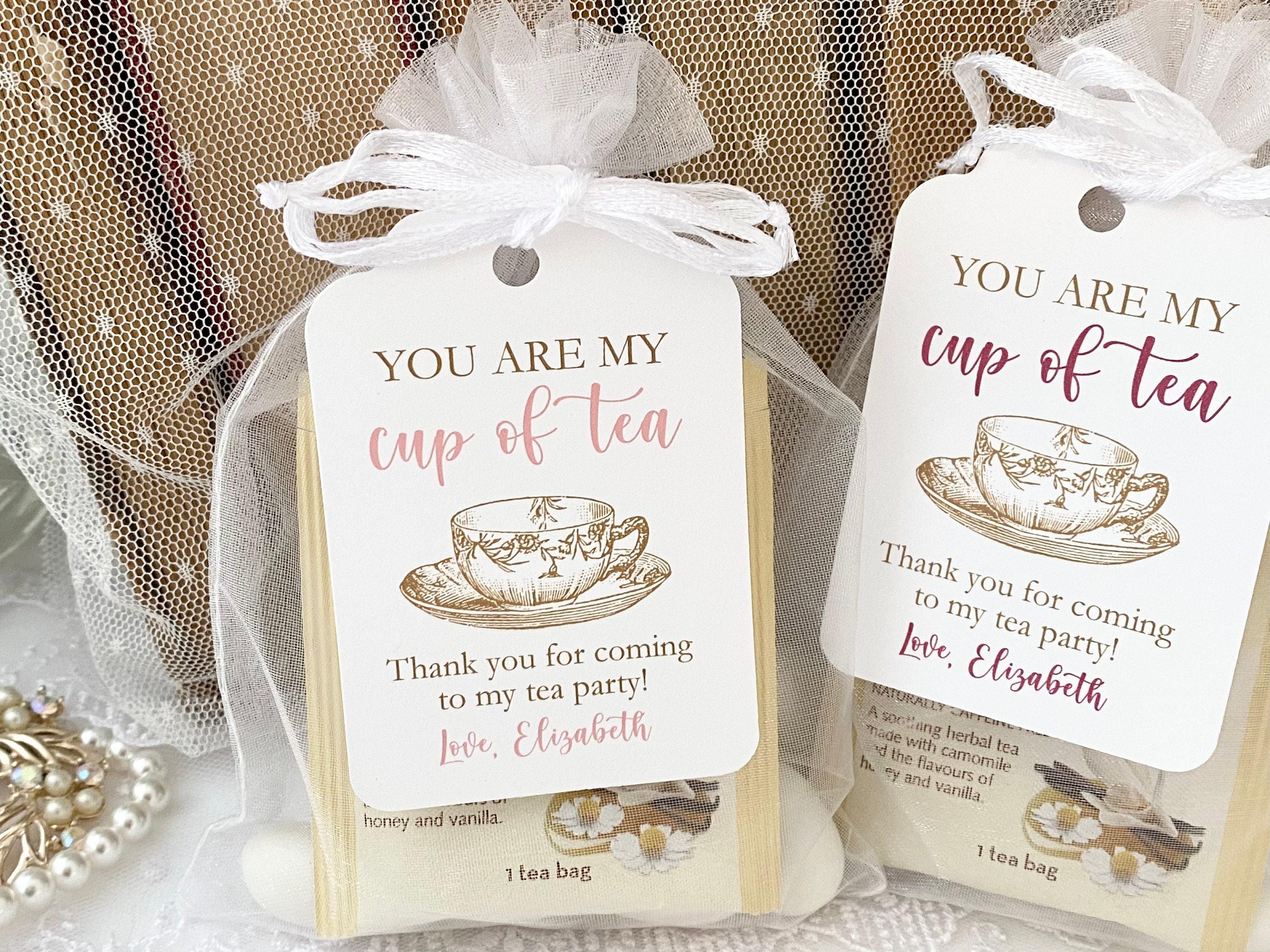Tea Cup Favor Bags: Bridal Shower Tea Party Favors - Etsy