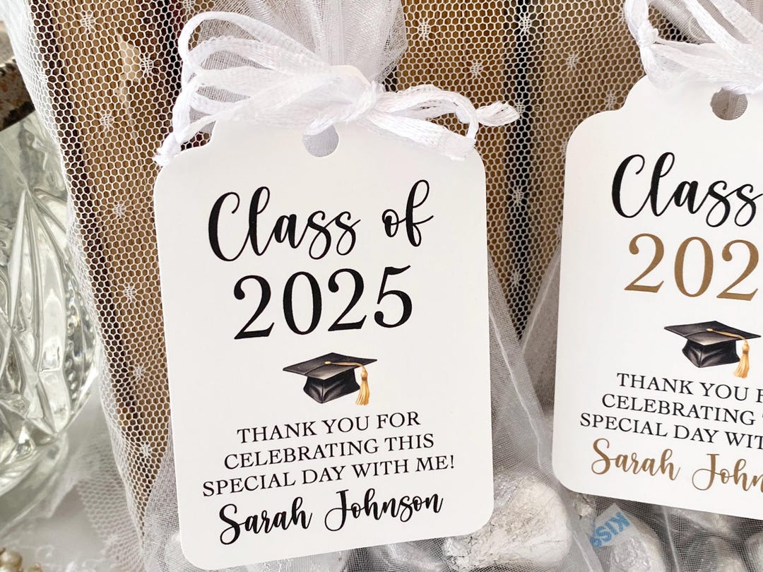 Class of 2025 Graduation Party Favor Bags, Congratulations Graduate ...