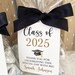 Printed Graduation Favor Gift Tags, Personalized Graduation Party Tags ...