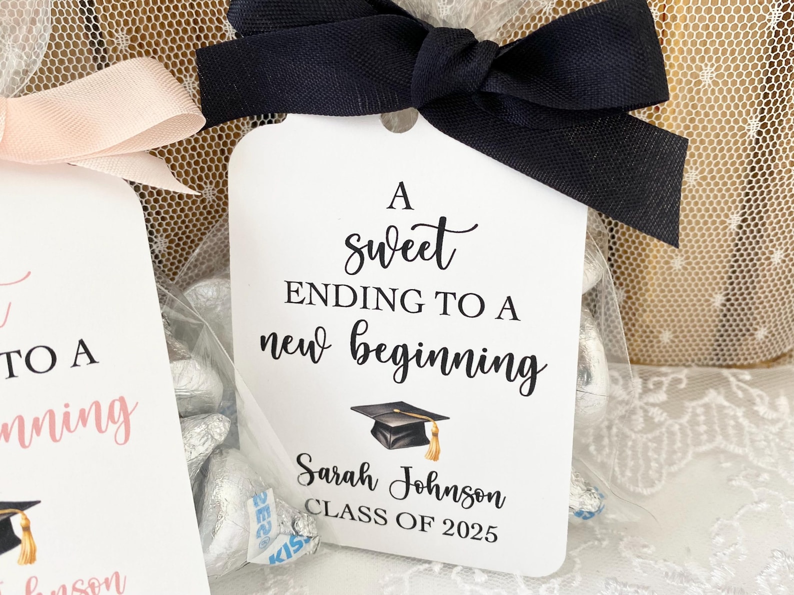 Personalized Graduation Favor Bags: Sweet Beginnings Candy Treat Kit - Etsy