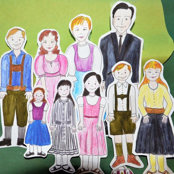 Printable Paper Doll PET SHOP Play Set Pdf Instant Download Puppy ...